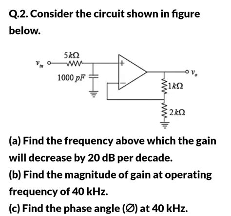 Solved Q1 A An Op Amp Has Cmrr 100db Diff Solutioninn