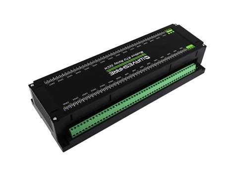 Modbus Rtu 32路继电器模块 Rs485接口 带多种隔离保护电路 工业级 导轨式外壳