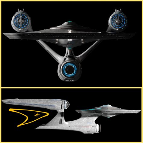 The Uss Enterprise Ncc 1701 A A Constitution Class Command Cruiser