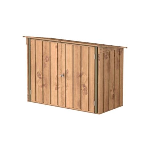 Abri à Vélos Métal Metal 205m² Kit Ancrage Imitation Bois Duramax