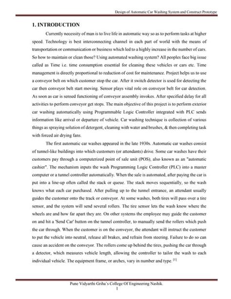 design of automatic car washing system and construct prototype pdf