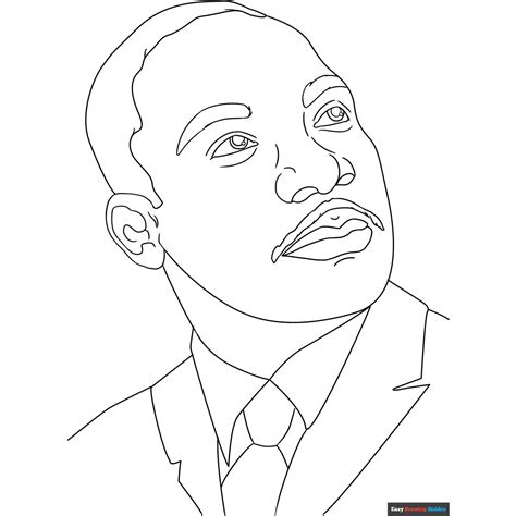 Martin Luther King Jr Coloring Page Free And Printable Coloring Sheet