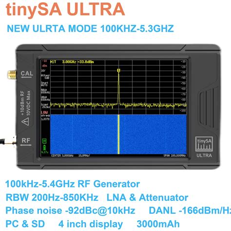 New Original Tinysa Ultra Handheld Tiny Spectrum Analyzer Tinysa 3 95