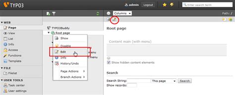 Typo3 Fluid Set A Backend Layout For All Pages Of The Website