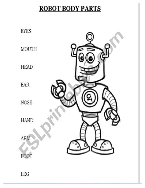 Robot Assemblydocx For Grade 1 1st Activity Pdf