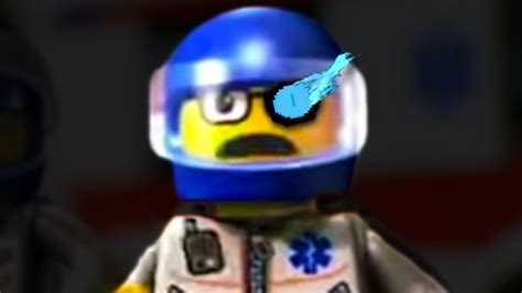 A Man Falls Into The River In Lego City And Sings Megalovania Meme