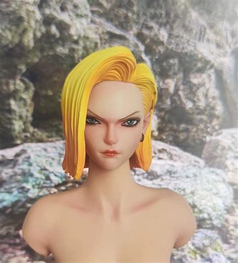 Iminitoys 16 M010a Android 18頭雕刻女性青金石 用於12“ Ph Tbl 公仔 Pchomeusa 海外代購