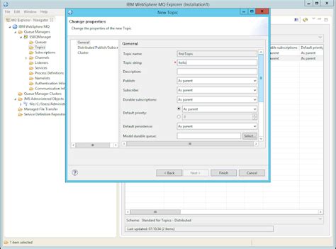 Let S Begin IBM MQ Create A Topic Using IBM MQ