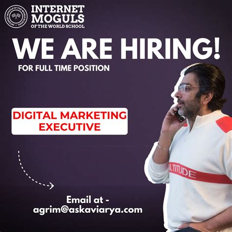 Avi Arya On Linkedin We Are Hiring Digital Marketing Executive For