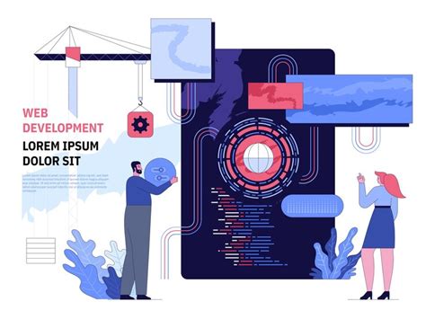 Premium Vector Web Development And Software Programming Banner Concept