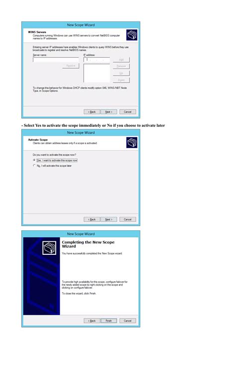 Dhcp Windows Server 2012 Pdf Computer Networking Computing