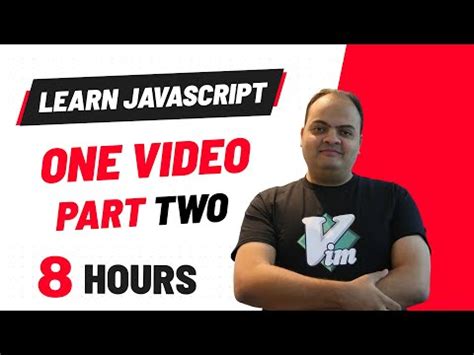 Arabic Learn JavaScript In One Video Part Two كورسات كود