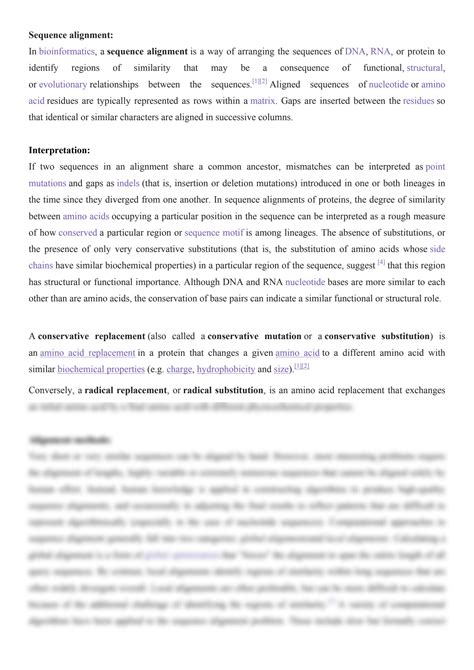 Solution Sequence Alignment 2024 Studypool