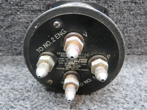 Cm2642 L5 Cessna Aircraft Fuel Flow Indicator Assembly For Sale