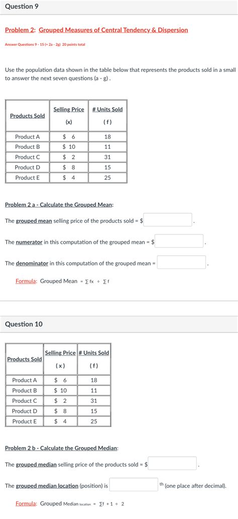 Solved Problem 2 C Determine The Grouped Mode Question 12