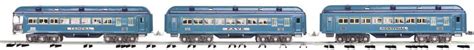 11 40021 Lionel 3 Car Std Gauge Blue Comet Set Two Tone Blue Brass