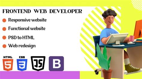 Be Your Frontend Web Developer Will Create Html Css Javascript Websites By Shubhamkarp Fiverr