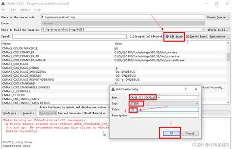 Windows Cmake Gui 添加c 11 C 14 C 17cmake 指定c14 Csdn博客