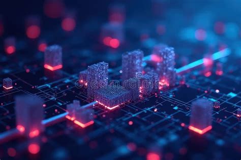 Exploring P2p Connectivity Through Graphic Illustrations Stock