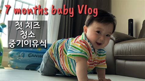 육아브이로그 치즈먹방 And 청소 And 중기이유식 Youtube