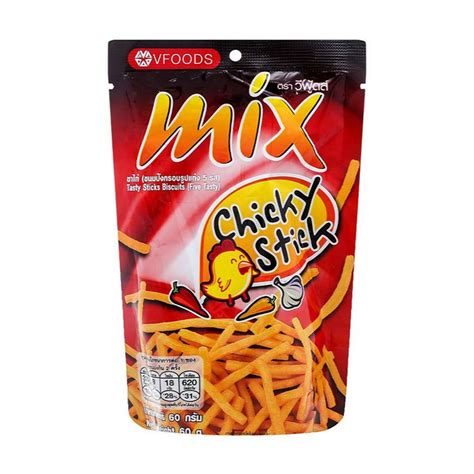 Vfoods Mix Chicky Stick Chicken Biscuit Sticks 60g Lucifers House