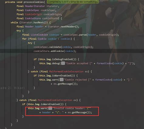 apache client关于cookie解析的报错处理 o a h c protocol