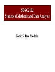 Exploring Tree Models For Statistical Analysis Course Hero