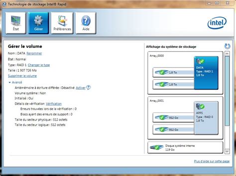 Créer Un Raid Avec Lintel Matrix Storage Manager Mik Info