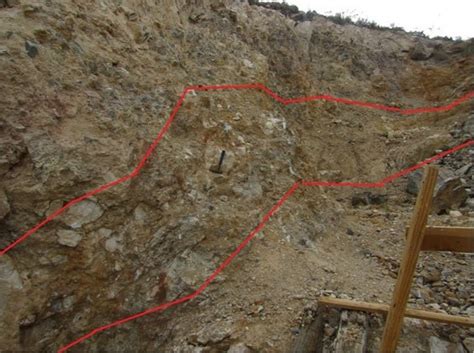 Outcrop Of Barite Mineralization Within A Zone With Iron Oxides And Download Scientific Diagram