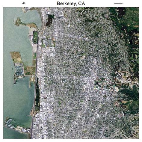 Aerial Photography Map Of Berkeley Ca California