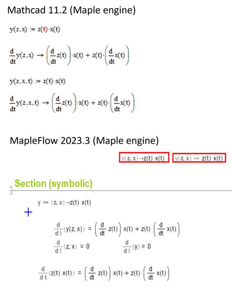 Mathcad 11 2 Maple Engine A Comparison Ptc Community