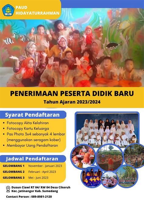 Flyer Ppdb Paud Akta Kelahiran