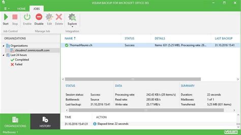 Veeam Backup For Microsoft Office 365 Thomas Maurer