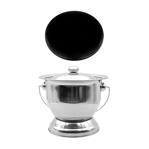 Dolity Chamber Pot Bedside Commode Bucket Multipurpose For Home Bedroom Female Male