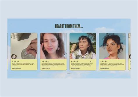 Pre Built Shopify Section Testimonial Review Video Slider Luna Templates