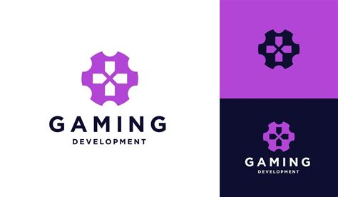 Game Development Game Configuration Logo Icon Vector Illustration