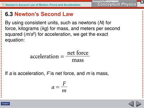 Ppt An Object Accelerates When A Net Force Acts On It Powerpoint