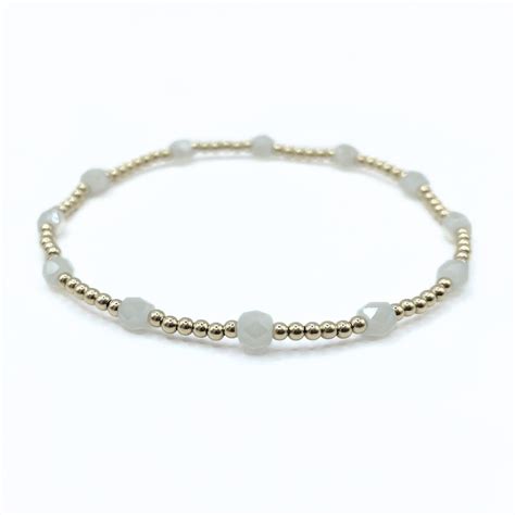 Winter White The Key West Gold Filled And Waterproof Bracelet