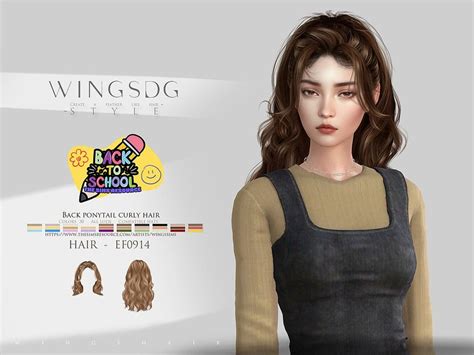 Sims 4 Wings Cc Hair