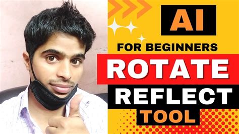 How To Use Rotate And Reflect Tool In Illustrator Illustrator Practice Class In Hindi
