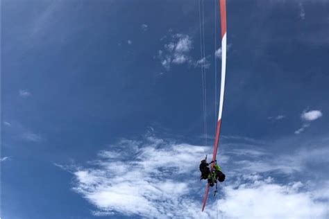 Leading Edge Protection Lep Installation Wind Turbine Maintenance