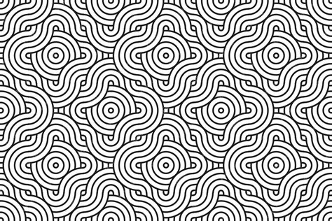 Premium Vector Abstract Black Seamless Pattern Background Template