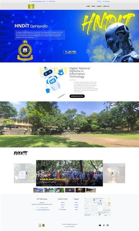 Menuka Deshan On Linkedin Happy To Share This Hndit Website Using Html