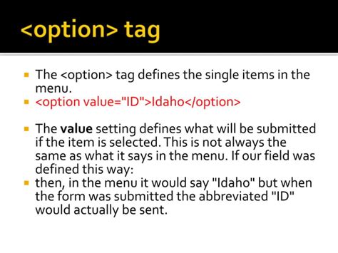 Designing Web Pages Html Forms And Input Ppt