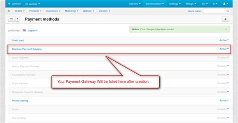 Braintree Payment Gateway