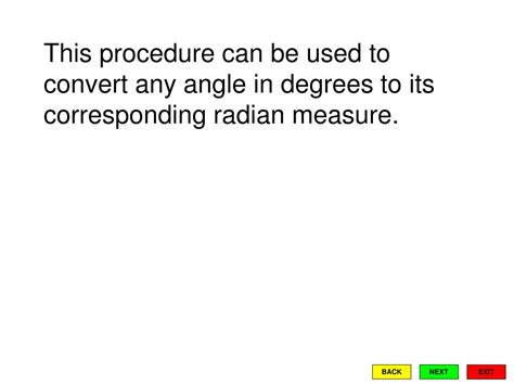 PPT Degree Radian Conversion PowerPoint Presentation Free Download ID 1247993