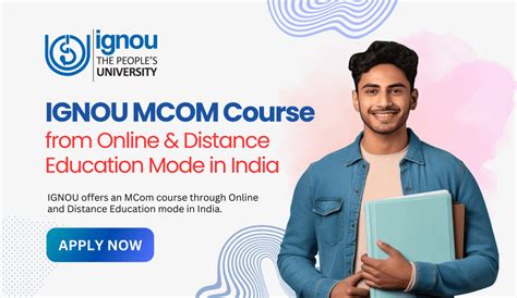 IGNOU MCom Course From Online Distance Education In India