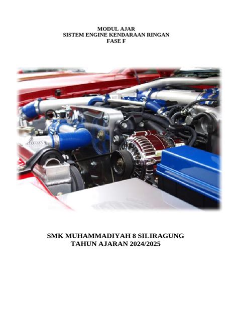 Modul Ajar Fase F Tkr Tune Up Engine Efi Pdf
