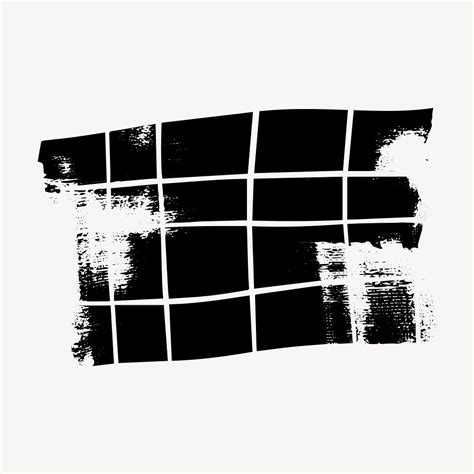 Grid Brush Pattern Illustration Vector Free Vector Rawpixel