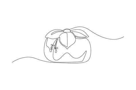 한국 전통 명절 해피 추석 개념을 기념하기 위한 한 줄 그리기 선물 가방 연속 선 그리기 디자인 그래픽 벡터 일러스트 프리미엄 벡터